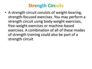 Circuit training ppt [autosaved] | PPTX