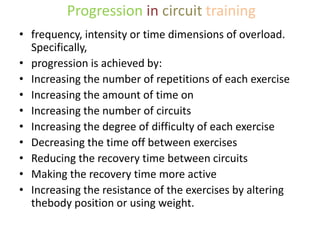 Circuit training ppt [autosaved] | PPTX