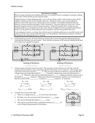 Circuit worksheets | PDF | Physics | Science