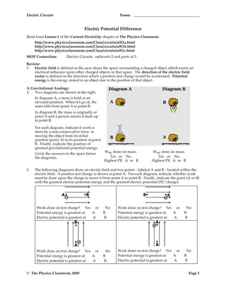 Parallel Circuit Diagram Worksheet