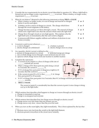 Circuit worksheets | PDF