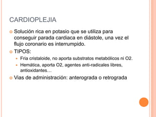 Circulación extracorporea | PPTX