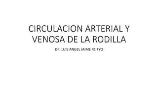 CIRCULACION ARTERIAL Y VENOSA DE LA RODILLA (1).pptx