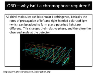 Circular dichroism & Ord | PPTX