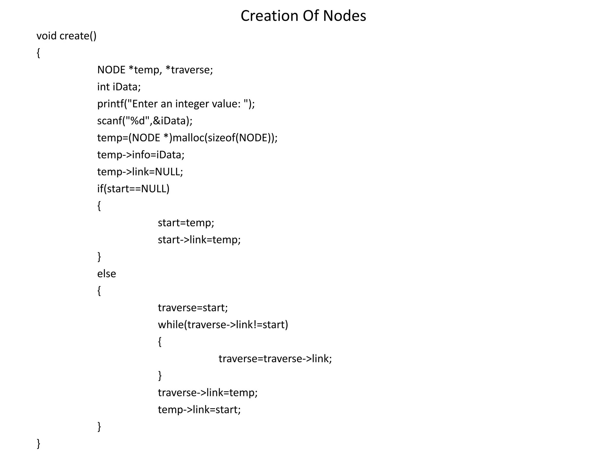 Circular linked list | PPTX | Programming Languages | Computing