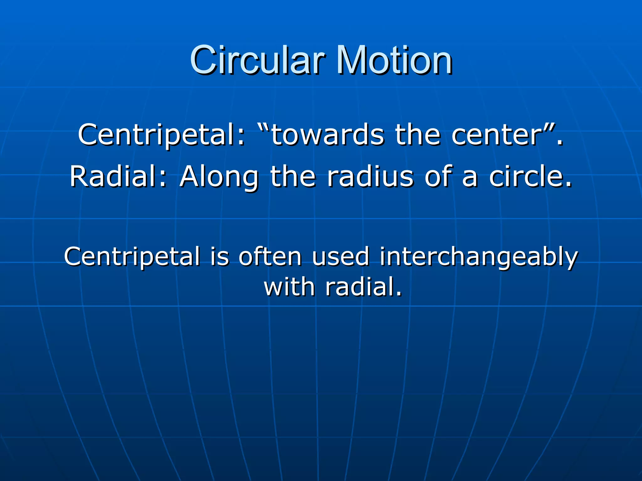 Circular Motion PPP | PPT | Physics | Science