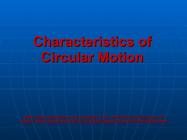 Circular Motion PPP | PPT | Physics | Science