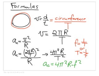 Circular Motion, Work and Energy Review | PDF
