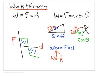 Circular Motion, Work and Energy Review | PDF