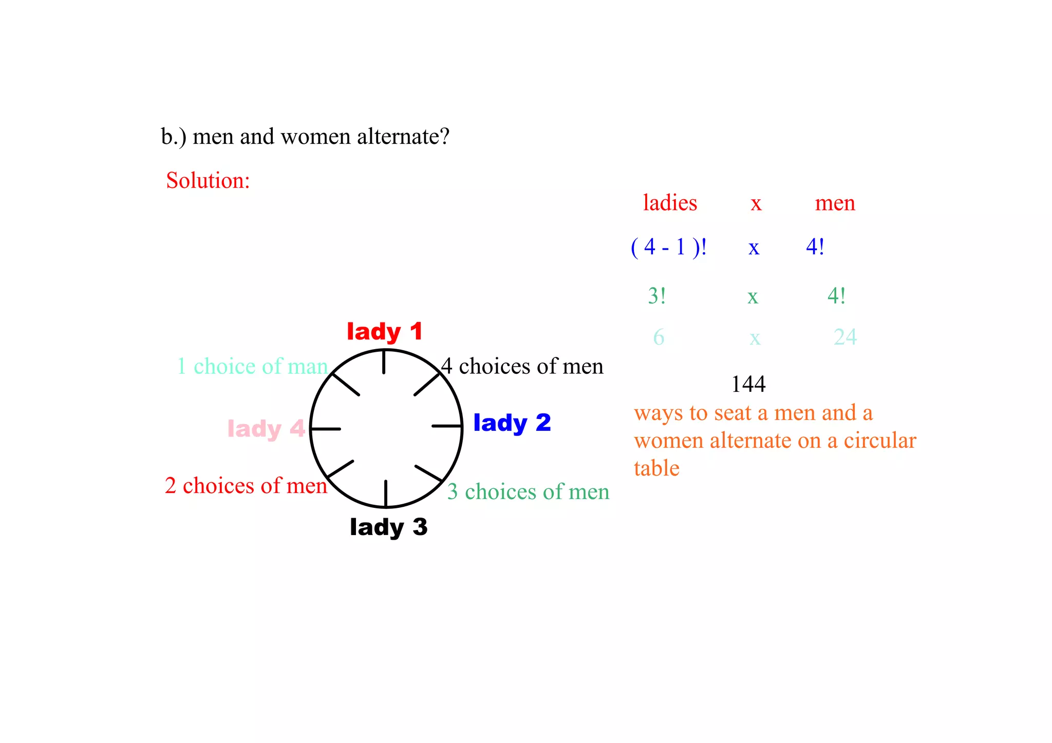 Circular Permutation | PDF