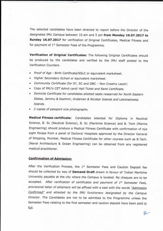 IMU medical certificate required students | PDF