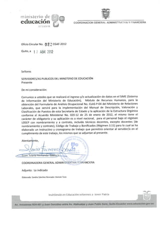 Circular 22 cgaf_2012 | PDF