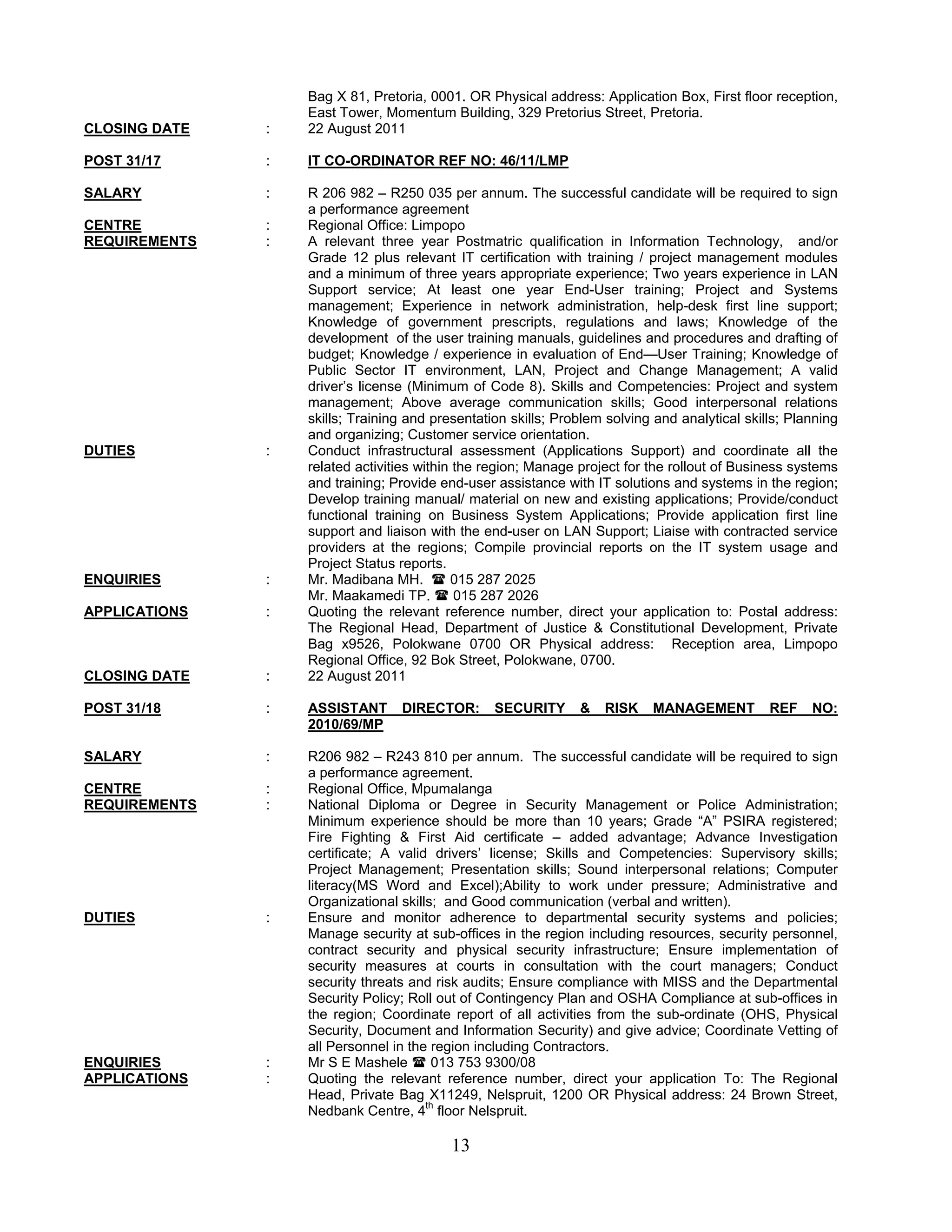 Circular 31 2011 | PDF