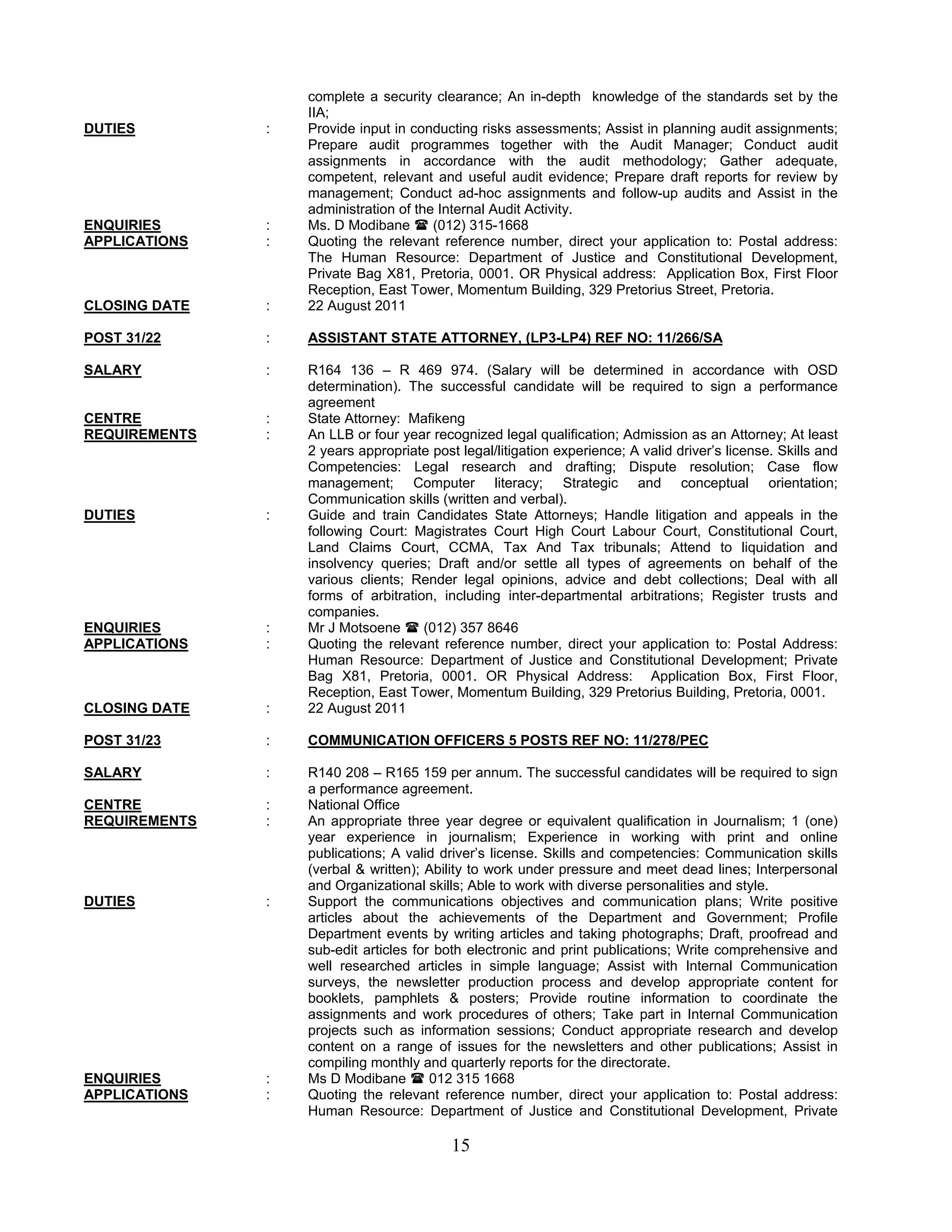 Circular 31 2011 | PDF