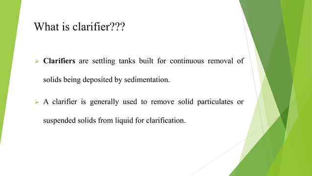 Circular clarifiers | PPTX | Physics | Science