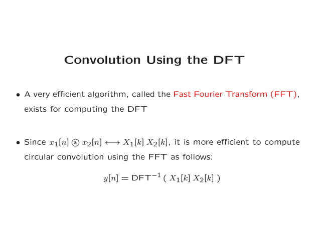 Circular convolution | PDF | Technology & Computing