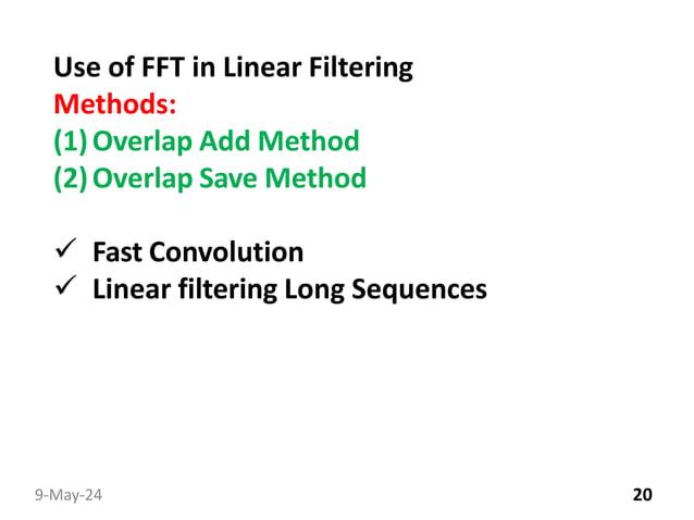 circular convolution and Linear convolution | PDF