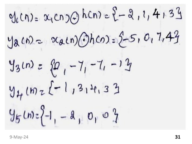 circular convolution and Linear convolution | PDF
