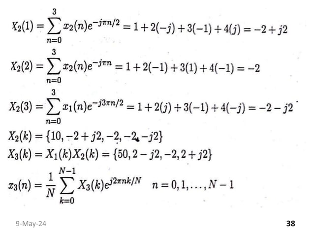 circular convolution and Linear convolution | PDF