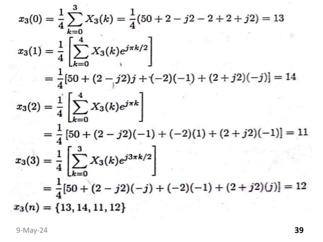 circular convolution and Linear convolution | PDF
