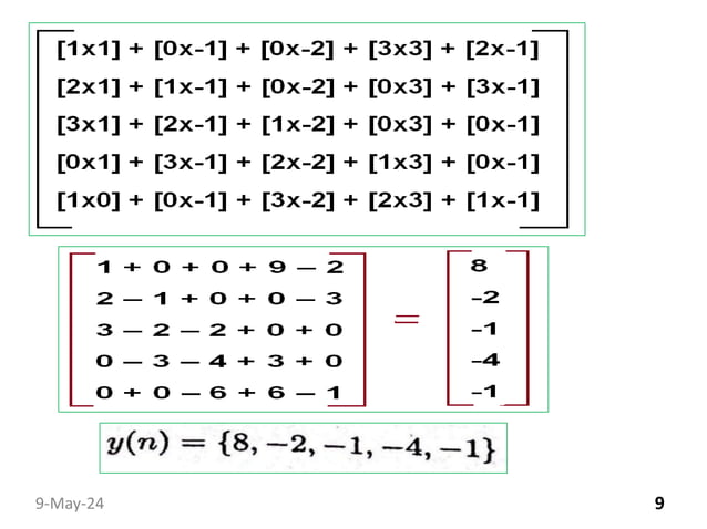 circular convolution and Linear convolution | PDF