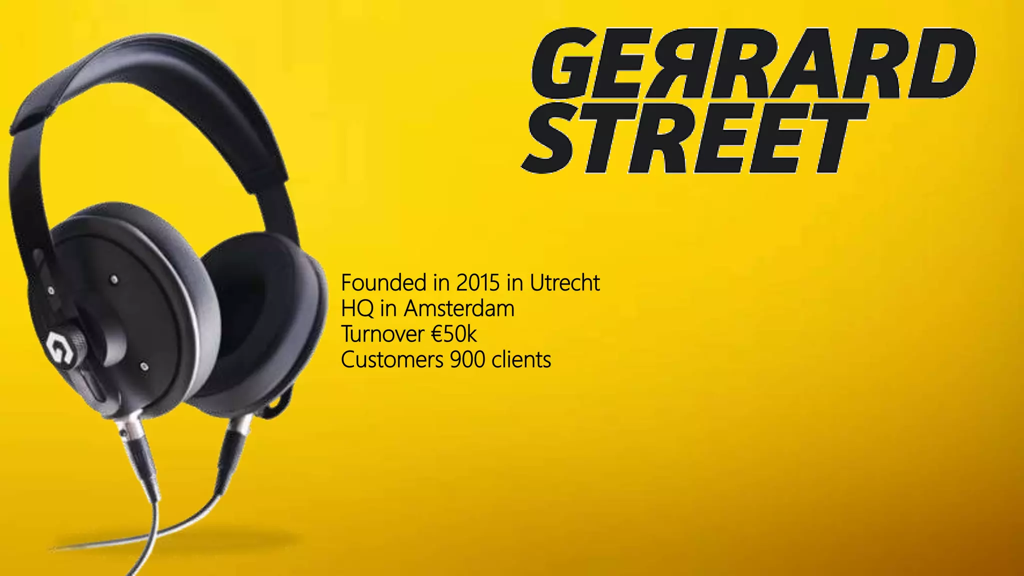 Gerrard Street - Sustainable Headphone | PPTX