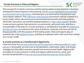 Circular economy in cities and regions | PPT