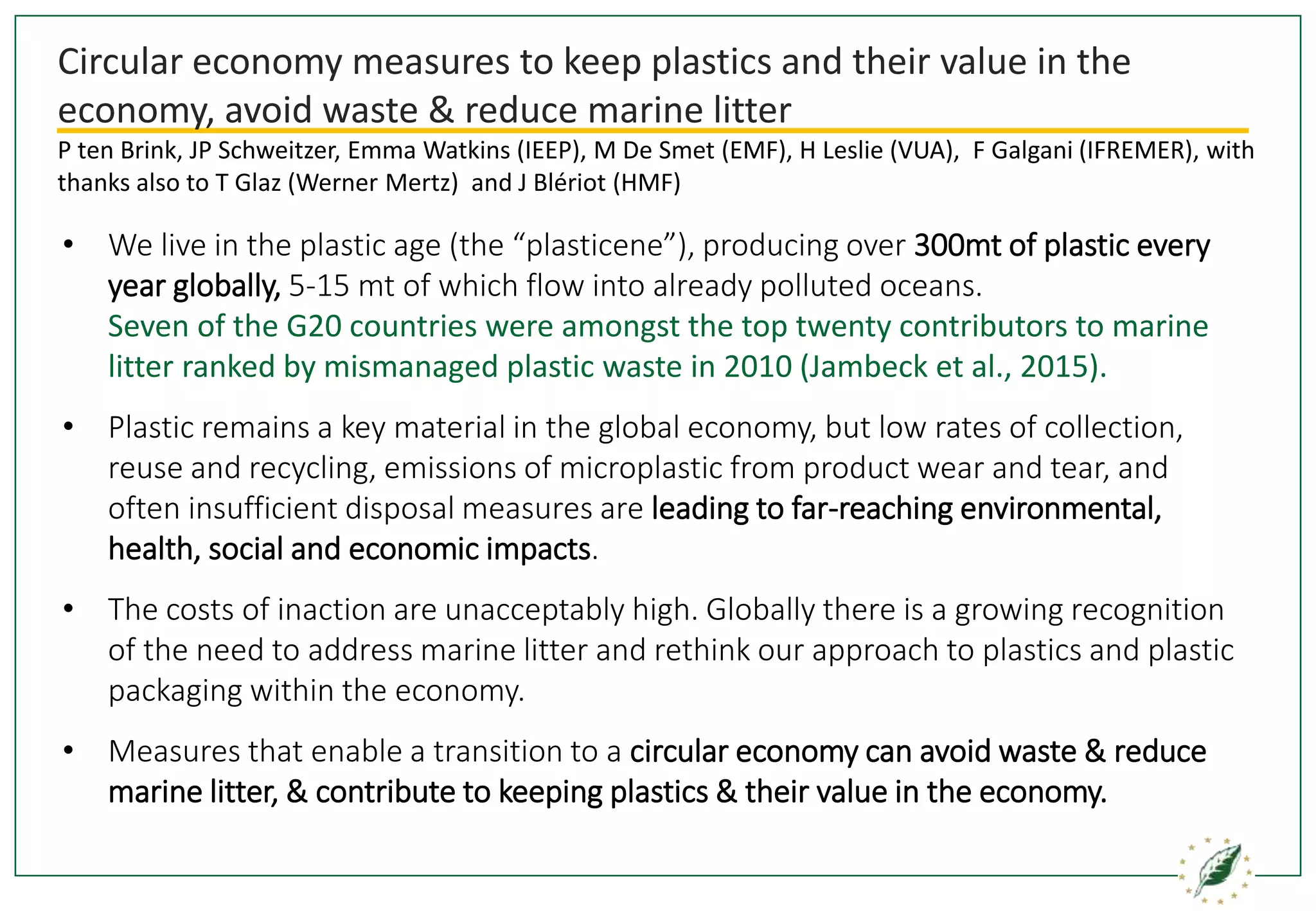 Circular Economy Task Force | PPTX