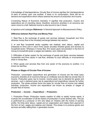 Circular flow | PDF