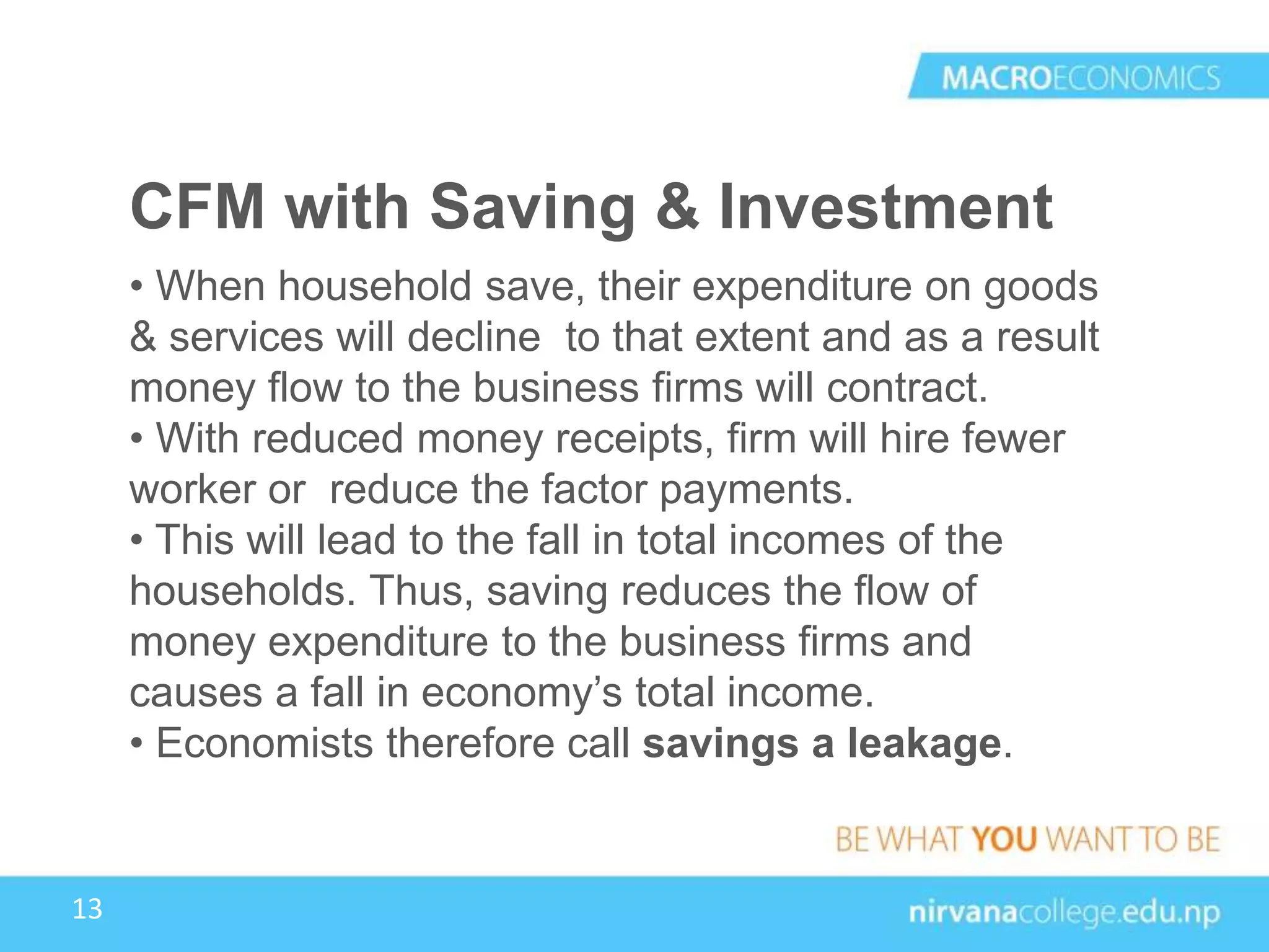 Circular flow of Income -Two sector model | PPTX
