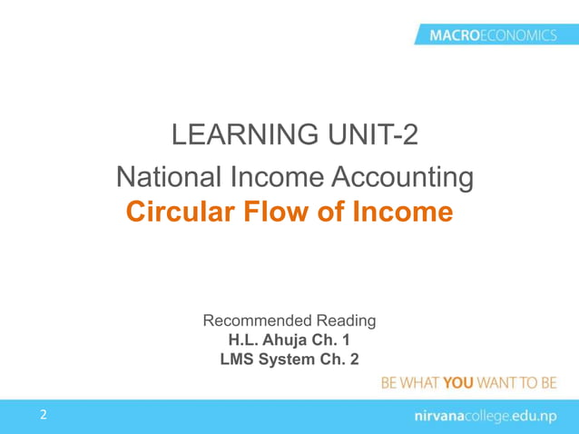 Circular flow of Income -Two sector model | PPTX