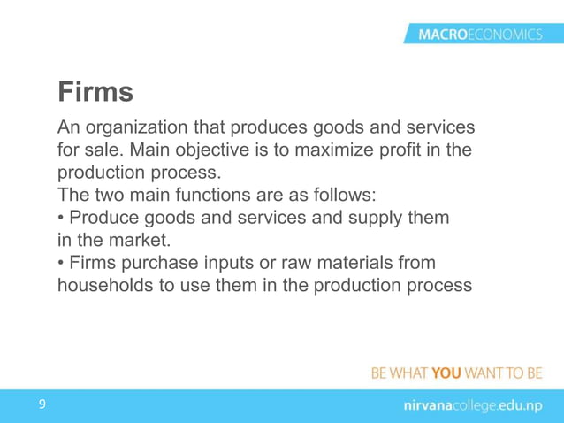 Circular flow of Income -Two sector model | PPTX