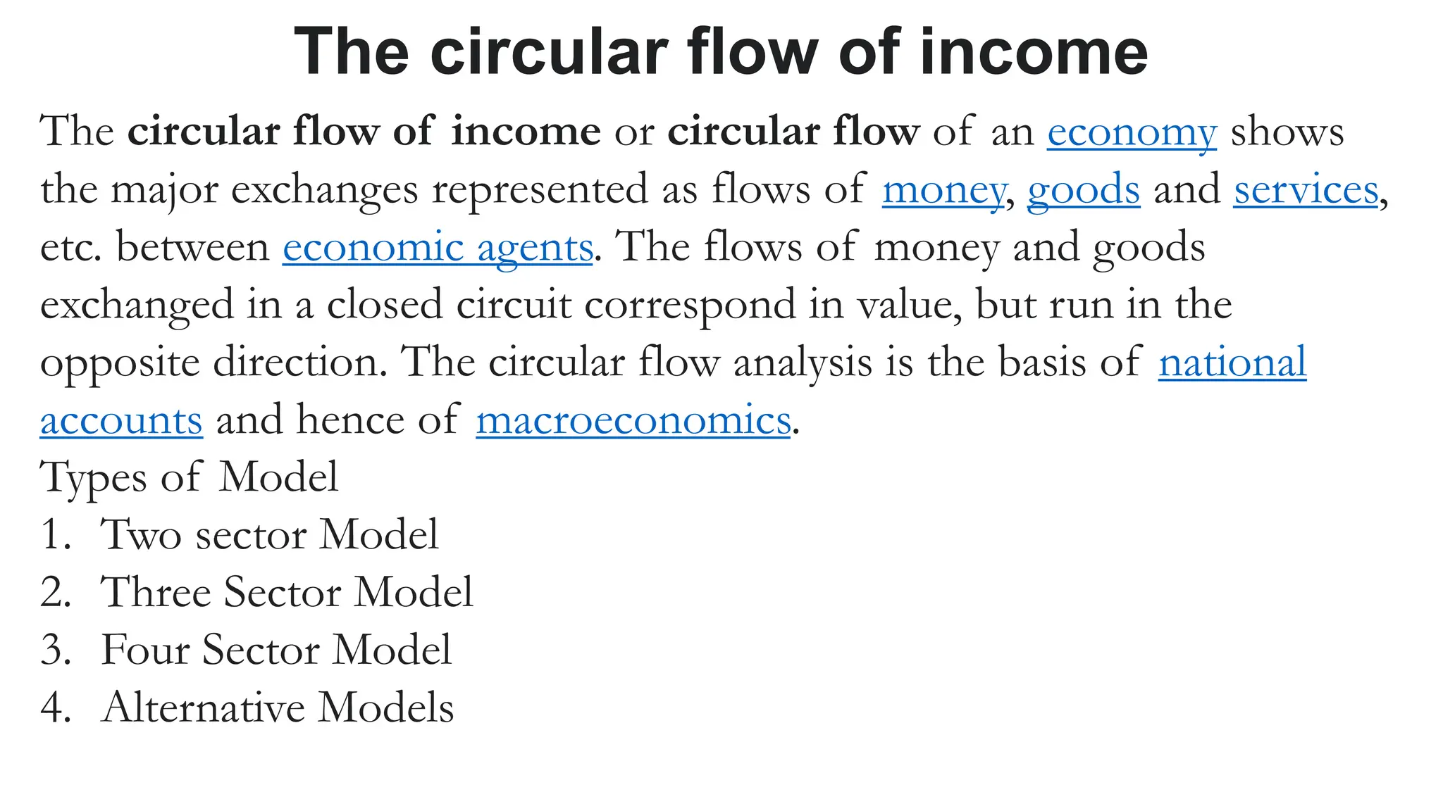 Circular Flow sector models of economy.pptx