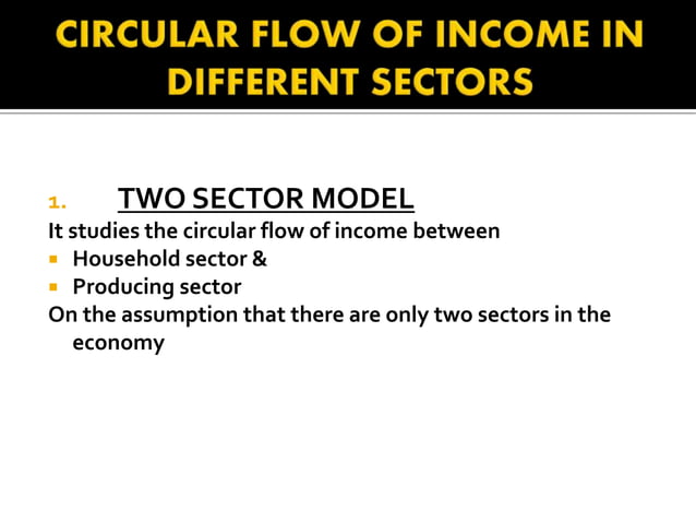Circular flow of economic activities | PPTX | Business | Business and ...