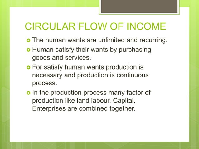 Circular flow of income | PPT