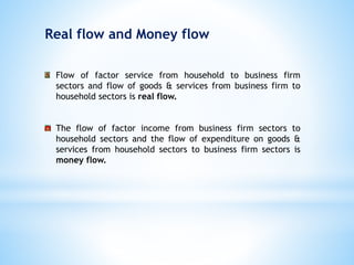 Circular flow of income and expenditure | PPTX