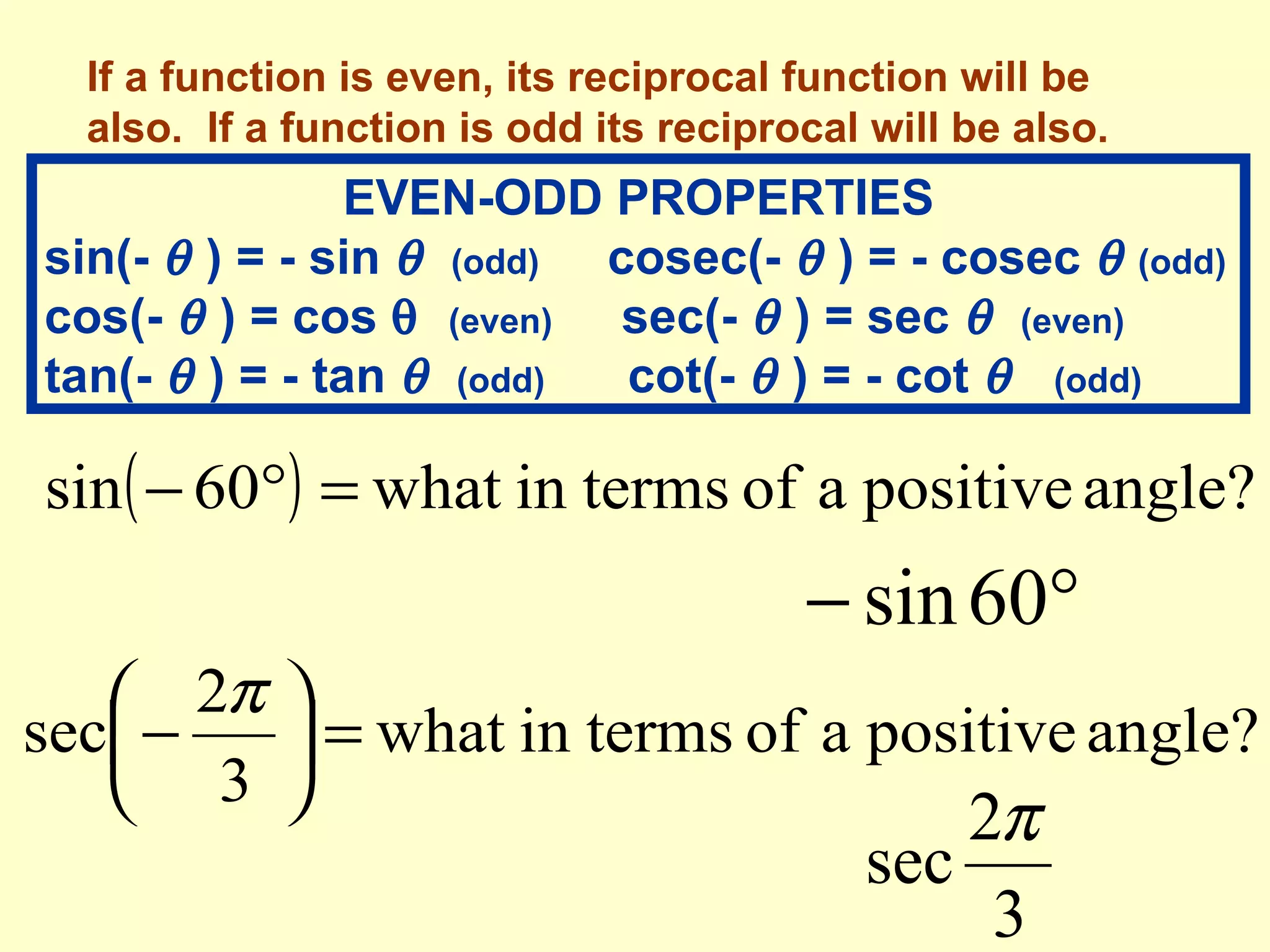 Circular functions | PPT