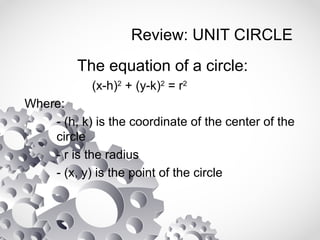 Trigonometry: Circular Functions | PPT