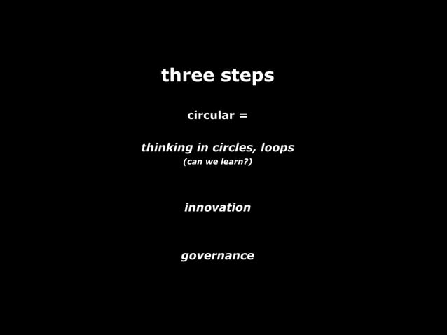 Circular governance emf | PPT