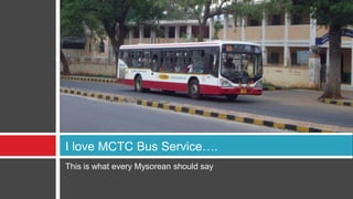 Circular grid bus network for mysore | PPTX
