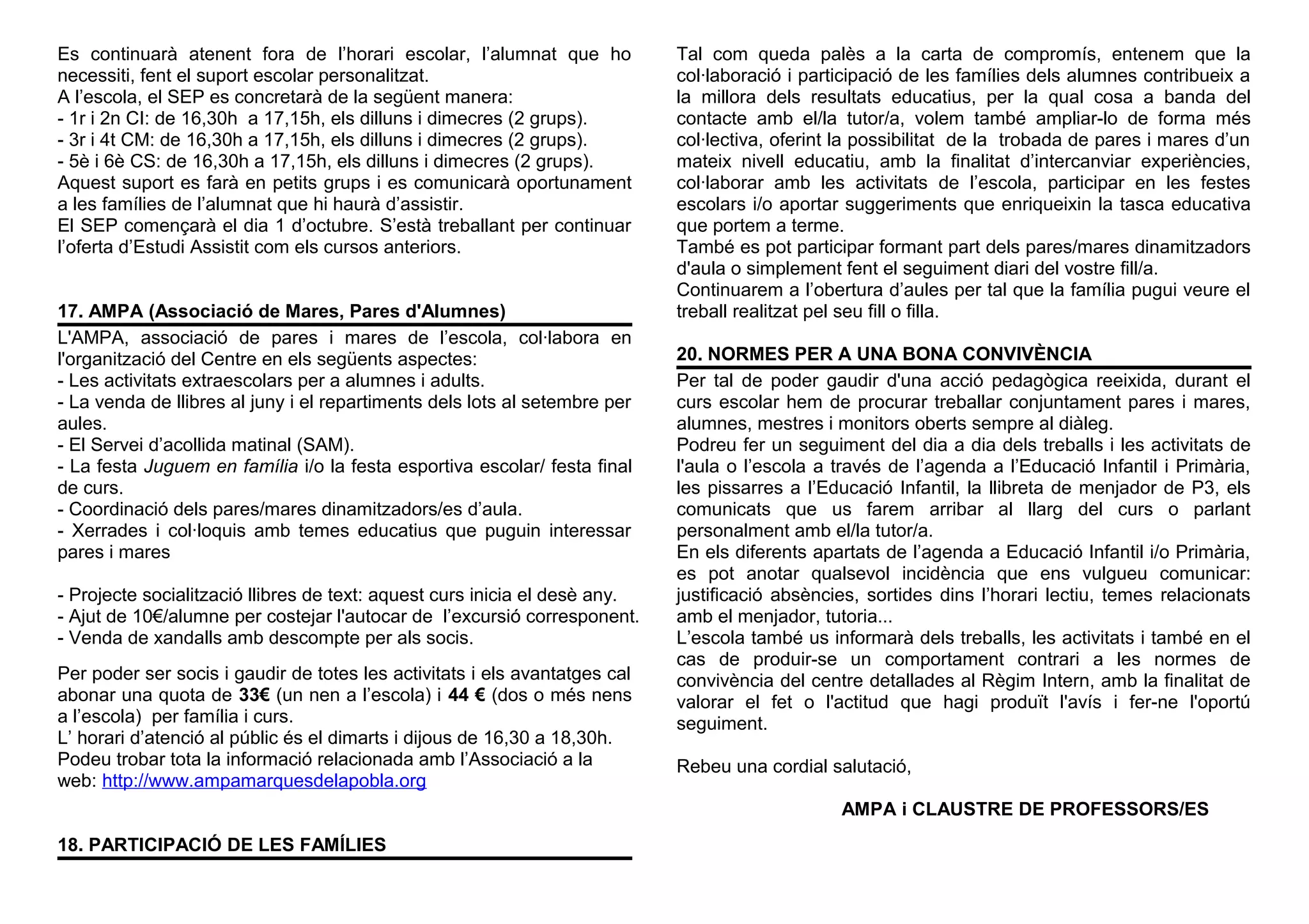 Circular inici curs 14 15 | PPT