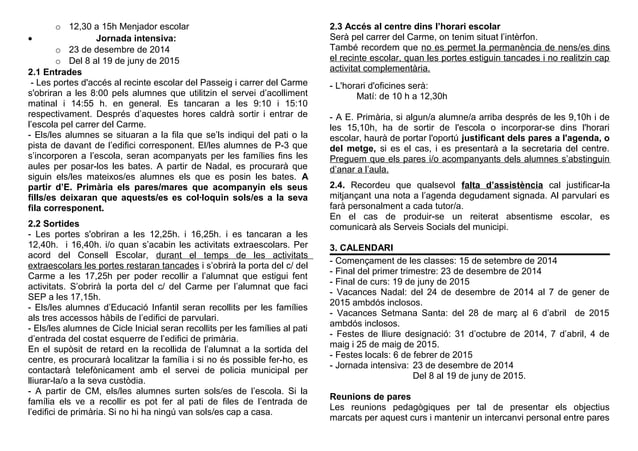 Circular inici curs 14 15 | PPT