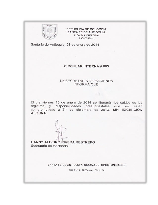 CIRCULAR INTERNA 003