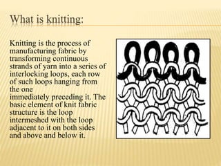 Circular knitting machine | PPTX