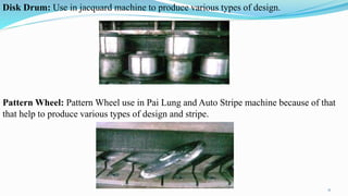 Circular knitting machine parts & function | PPTX