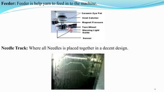 Circular knitting machine parts & function | PPTX
