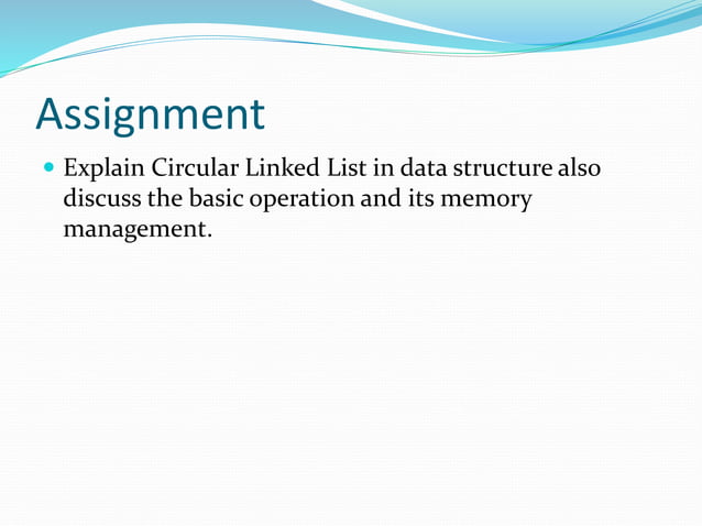 Circular linked list | PPT