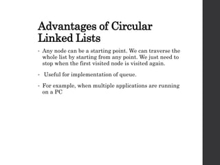 Circular linked list | PPTX