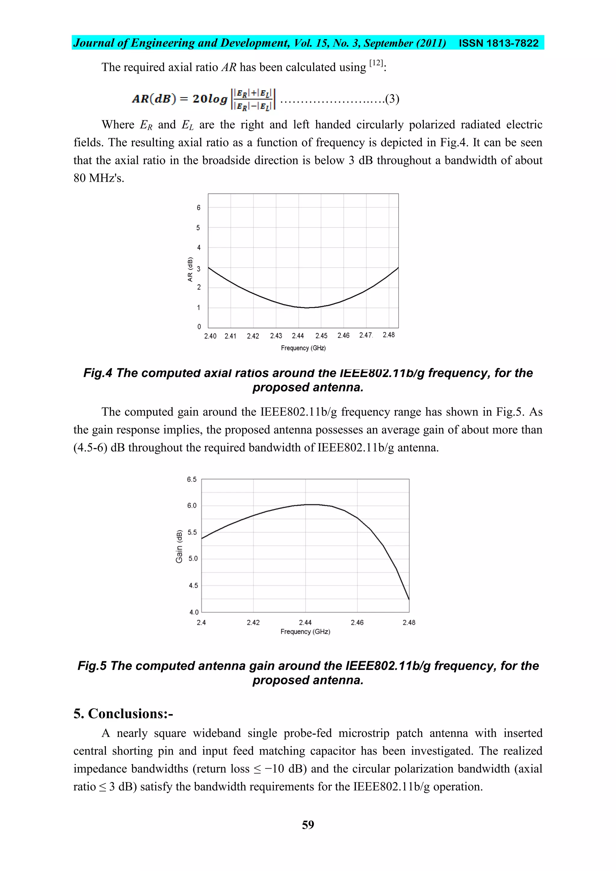 Circularly polarized microstrip antenna with reactive load design for ...