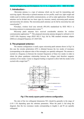 Circularly polarized microstrip antenna with reactive load design for ...